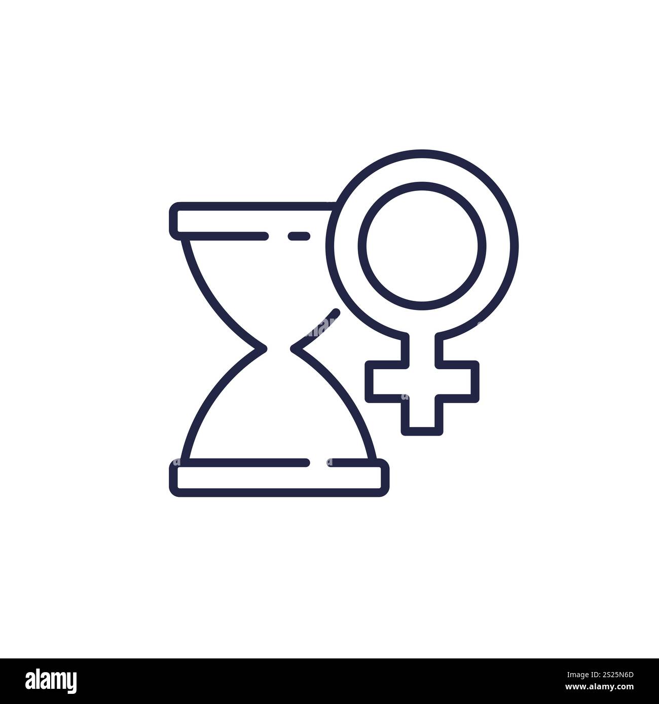 Menopause female gender symbol hi-res stock photography and images - Alamy