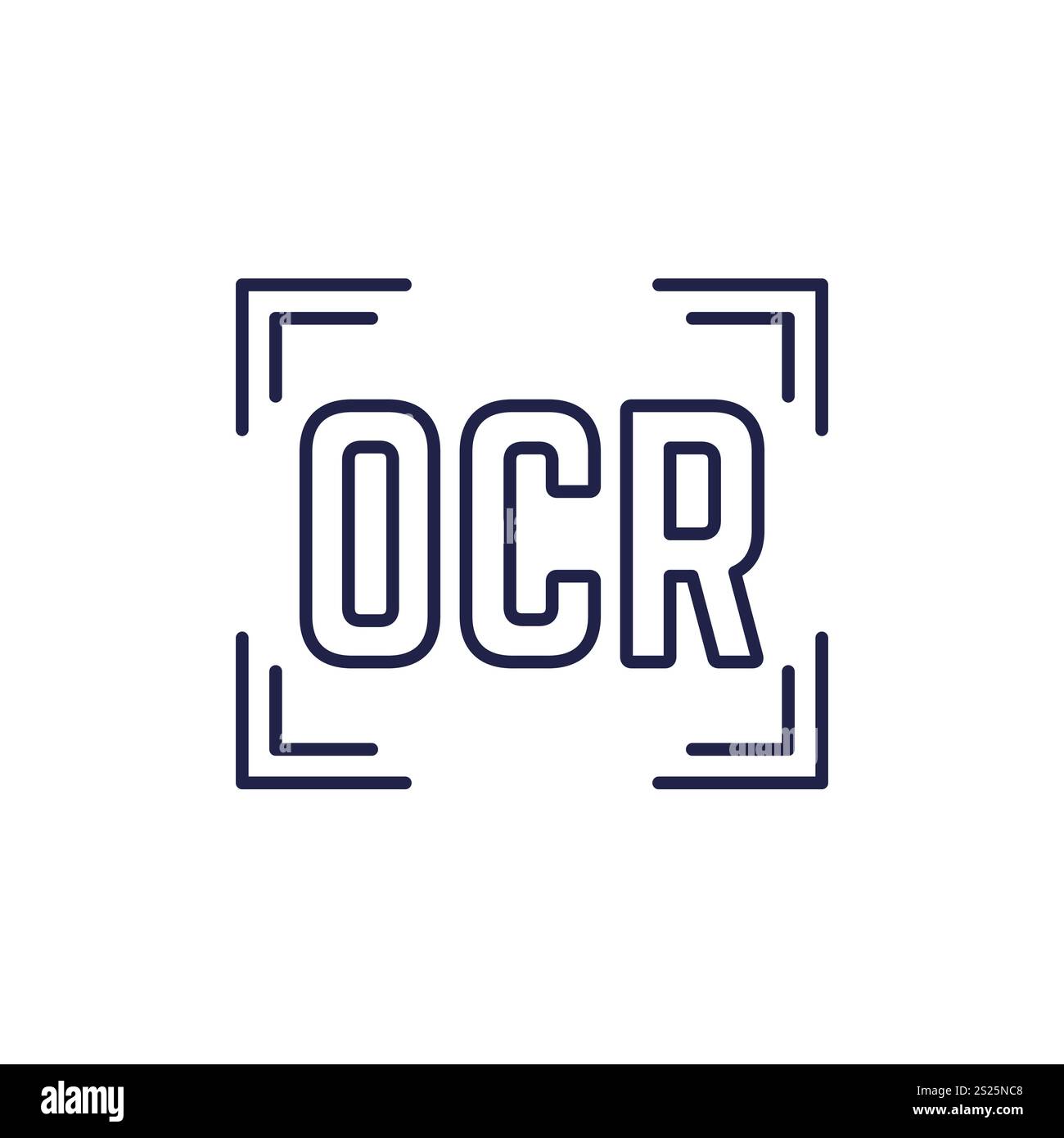 OCR icon Optical character recognition line vector Stock Vector Image ... OCR icon Optical character recognition line vector Stock Vector Image ...