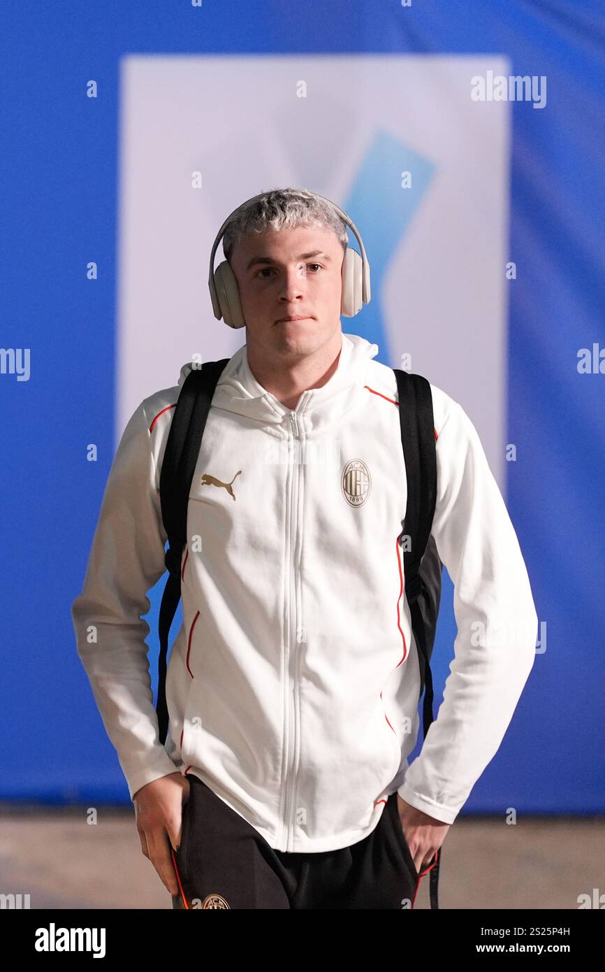 Milan's Alex Jimenez during the EA Sports FC italian Supercup 2024/2025 ...