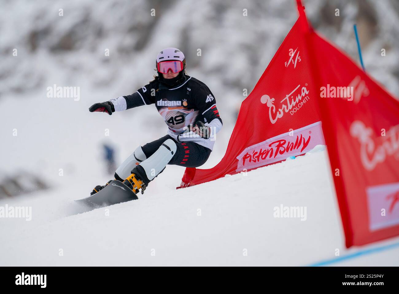 FARRELL Megan (CAN) competing in the Visa Fis Snowboard World Cup 2025 ...