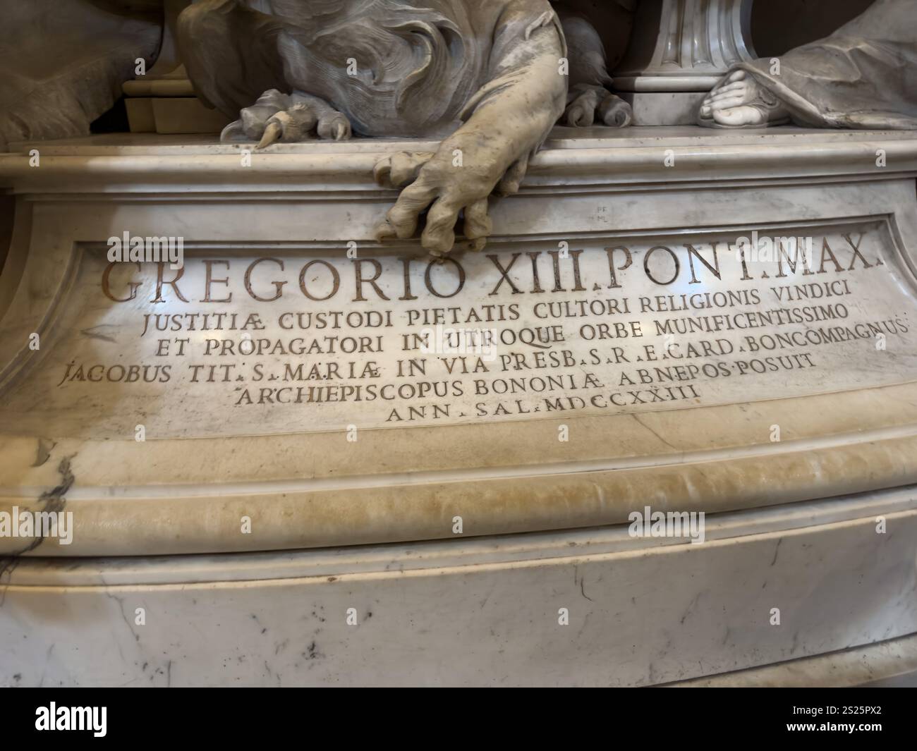 Monument to Pope Gregory XIII by Camillo Rusconi in St. Peter's ...