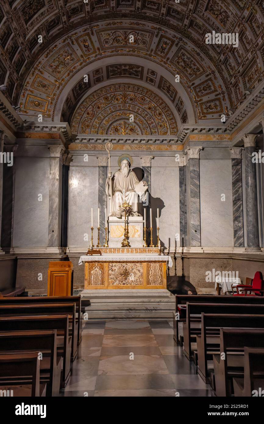 The Chapel of the Saint Benedict in the Basilica of St. Paul Outside ...