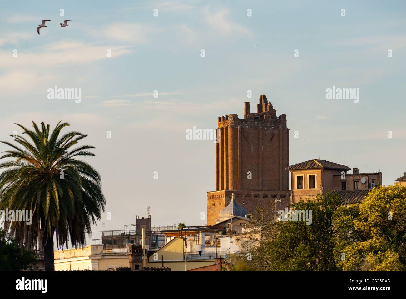 Torre delle Milizie or Tower of the Militia, a 12th Century medieval ...