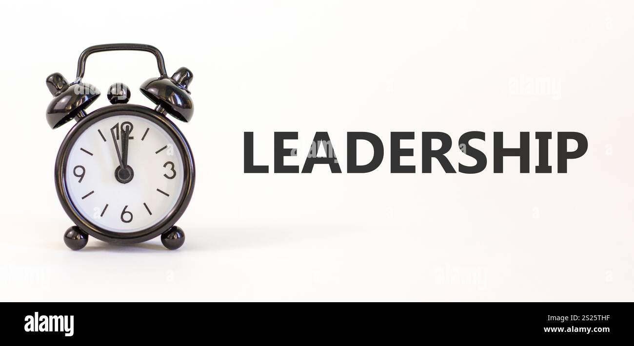 Leadership symbol. Concept word Leadership on beautiful white paper ...