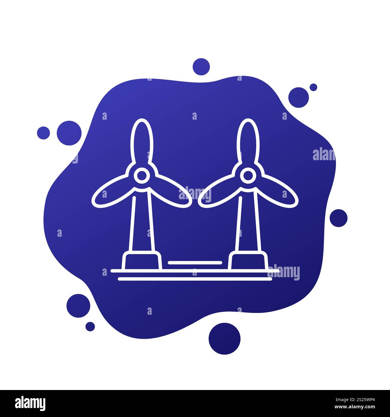 wind turbines icon, windmills line vector Stock Vector Image & Art - Alamy