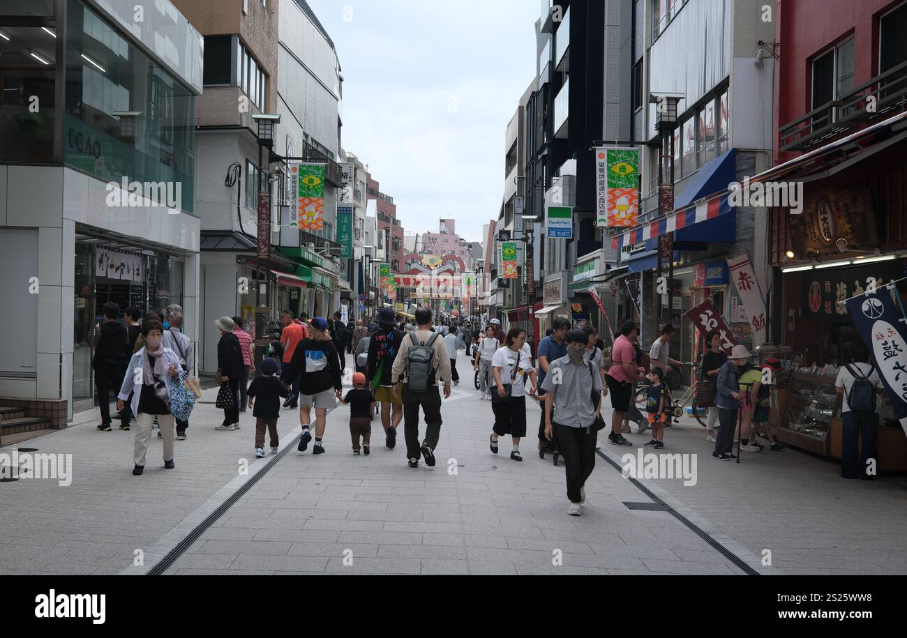 Jizo dori Shopping Street aka Grannies Harajuku Sugamo Tokyo Japan ...