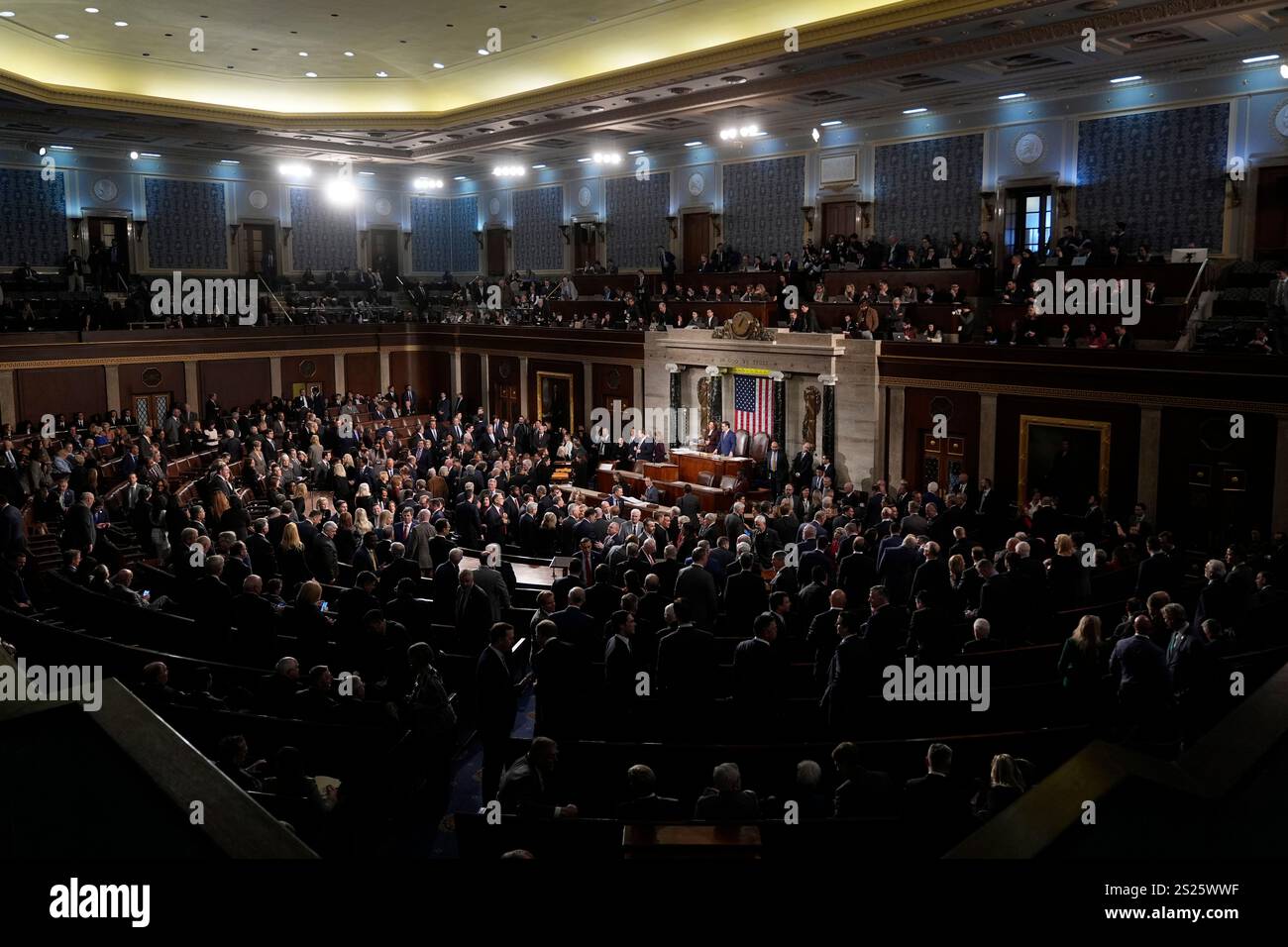 The Joint Session Of Congress Convenes To Confirm The Electoral College