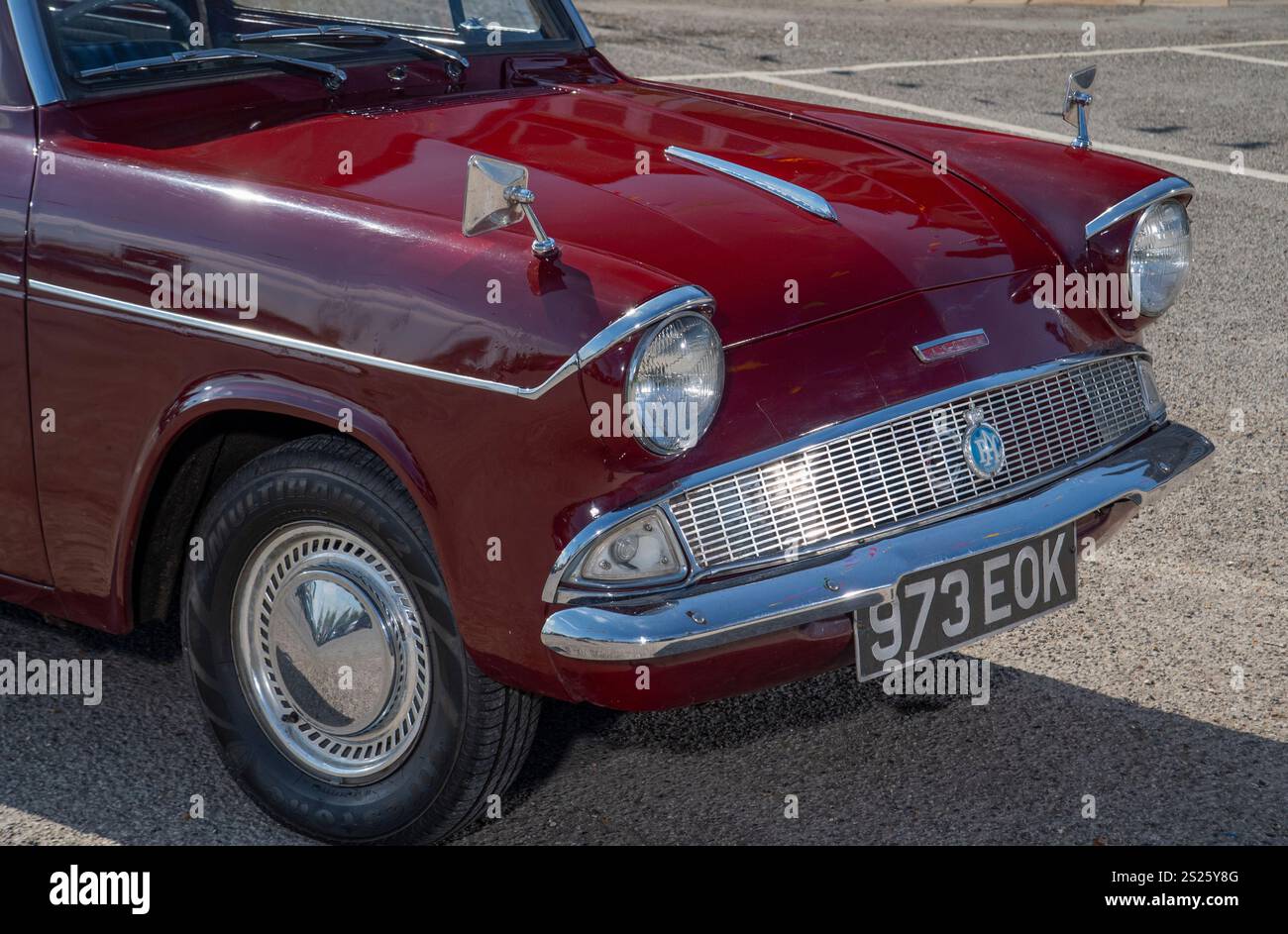 1961 Ford Anglia Deluxe, British classic family car Stock Photo - Alamy