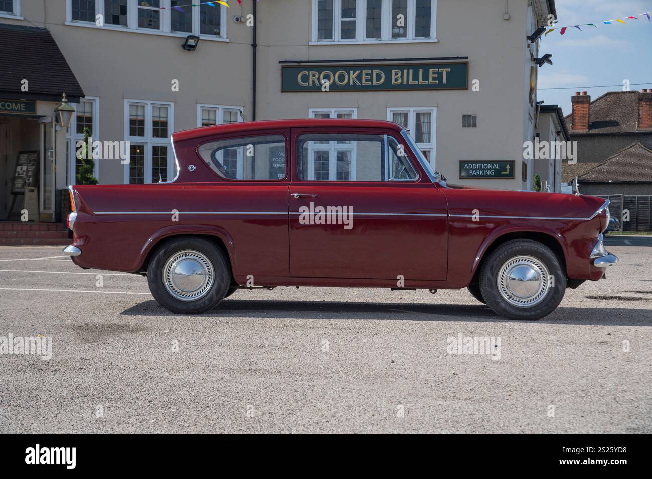 1961 Ford Anglia Deluxe, British classic family car Stock Photo - Alamy