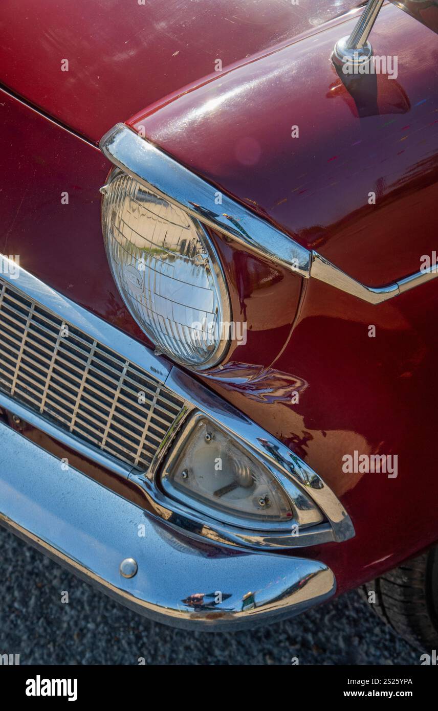 1961 Ford Anglia Deluxe, British classic family car Stock Photo - Alamy