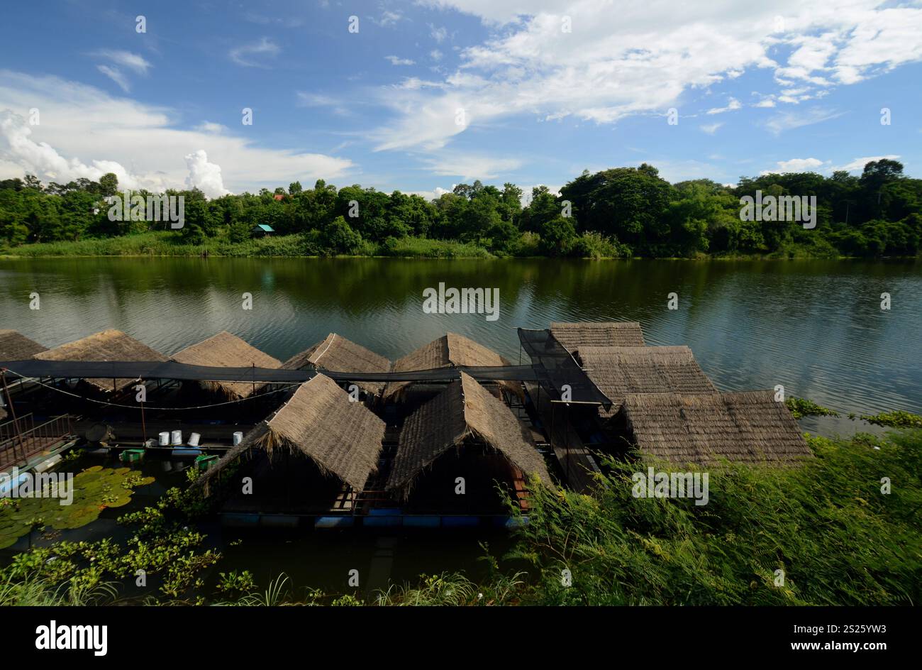 the Moon River near the city of Ubon Ratchathani in the provinz of Ubon ...