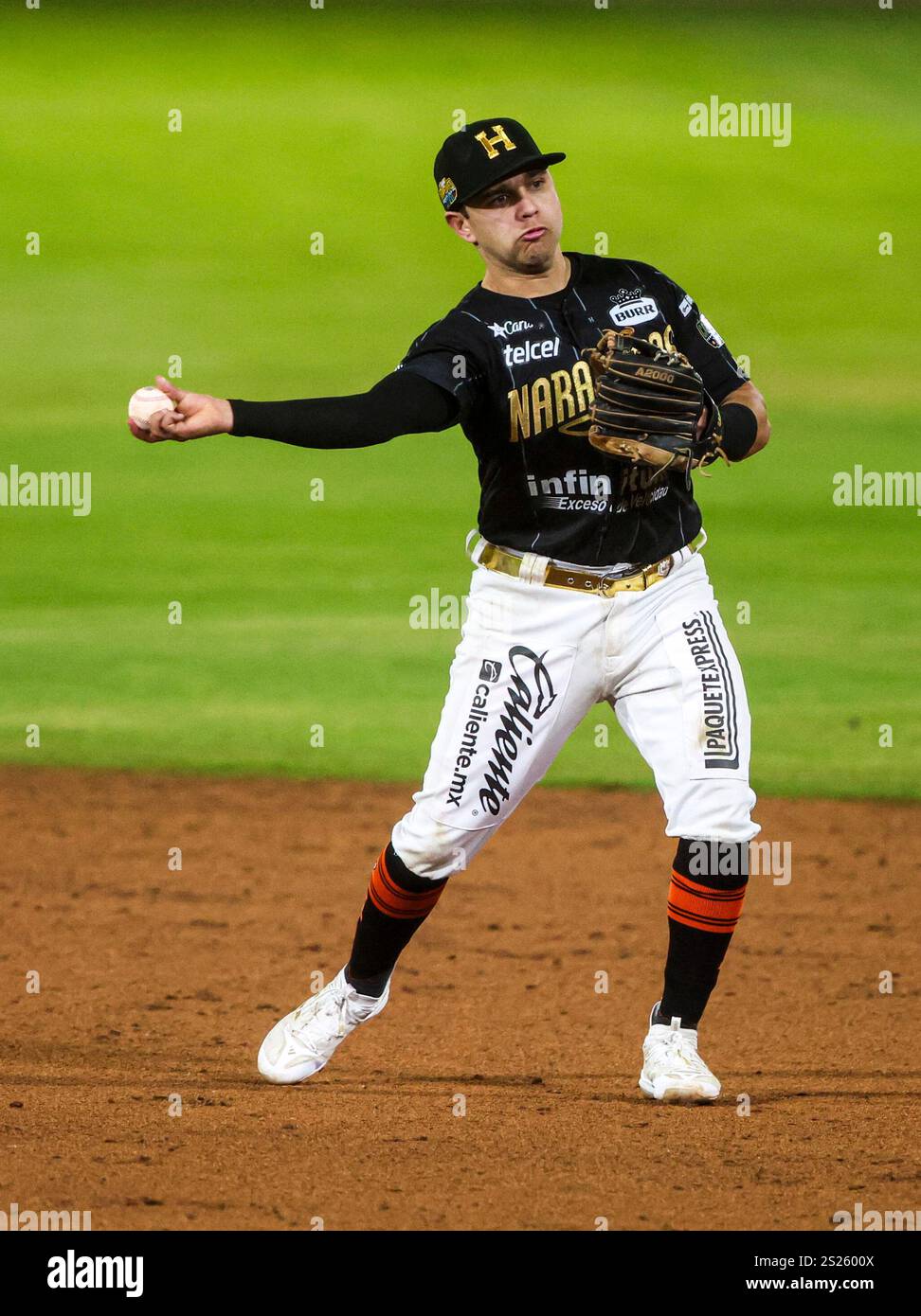 HERMOSILLO, MEXICO - JANUARY 1: Juan Carlos Gamboa of Naranjeros ...