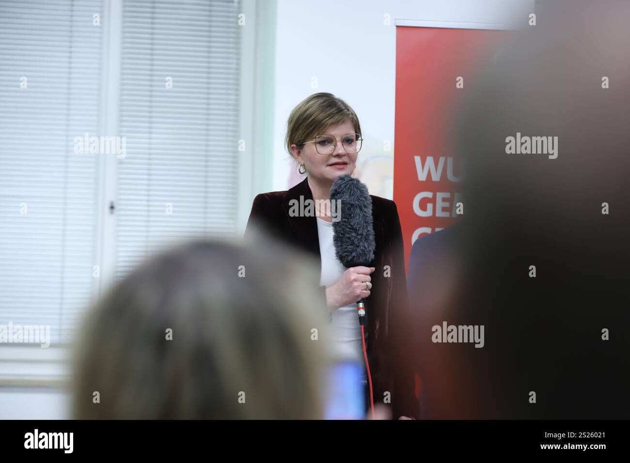 Wuppertal, Germany. 06th Jan, 2025. Sarah Philipp speaks during a ...