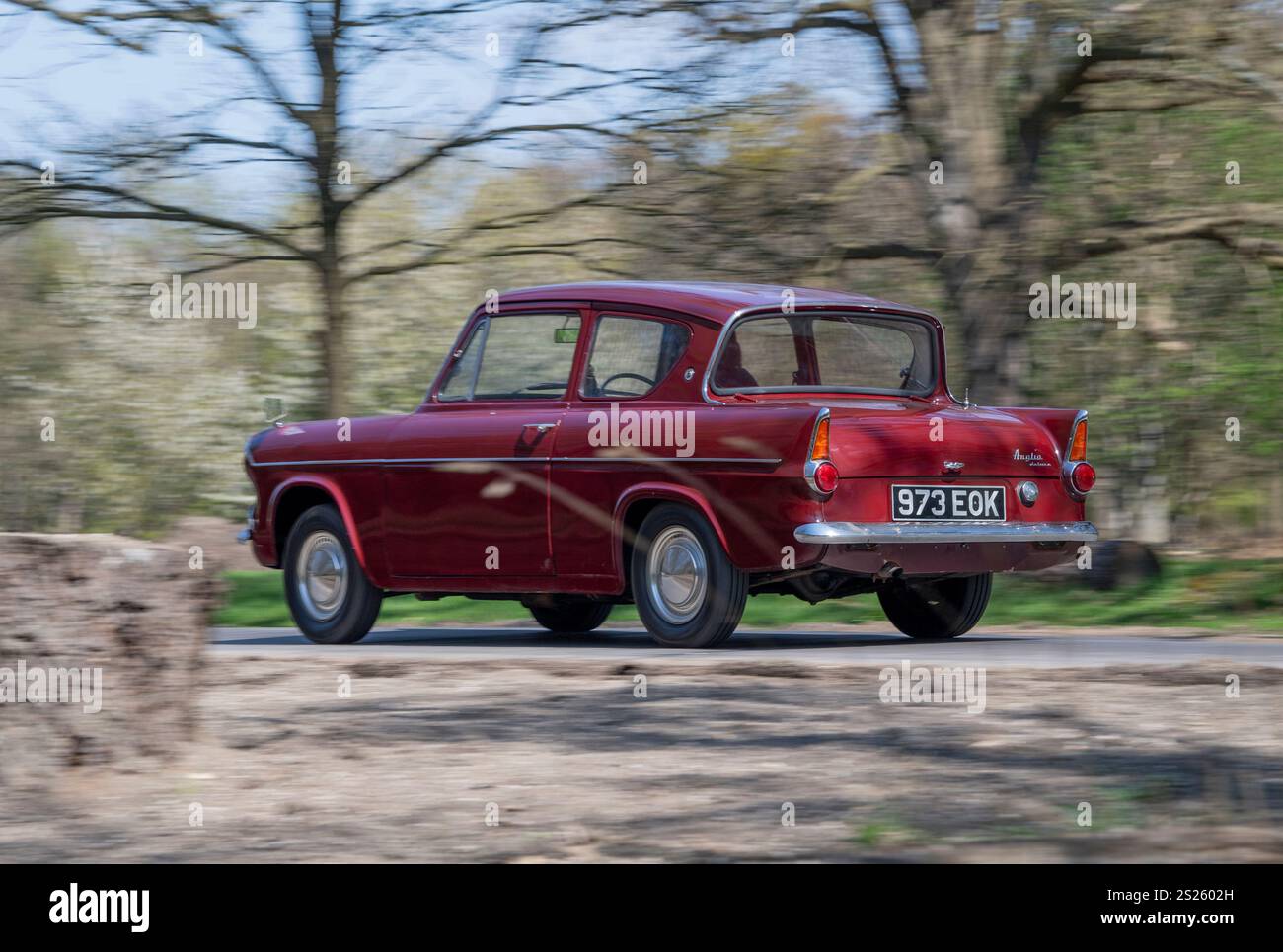 1961 Ford Anglia Deluxe, British classic family car Stock Photo - Alamy