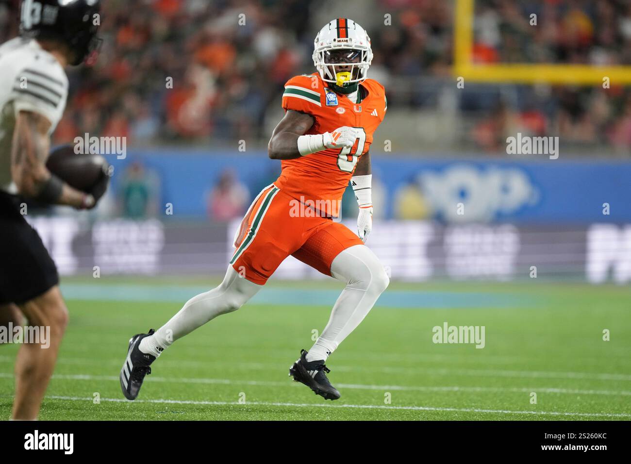 ORLANDO, FL - DECEMBER 28: Miami Hurricanes defensive back Mishael ...