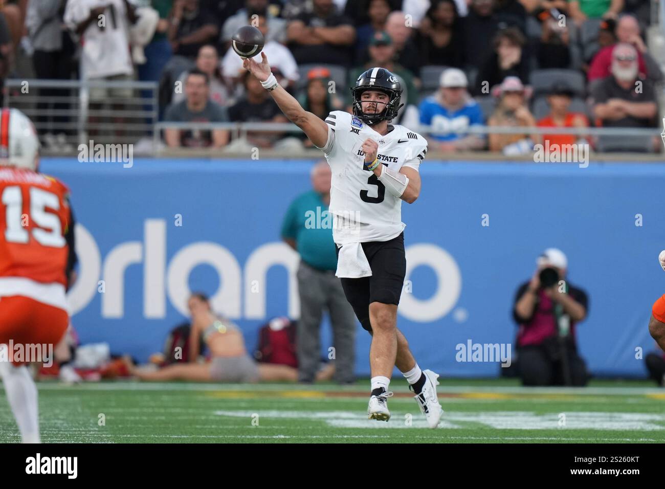 ORLANDO, FL - DECEMBER 28: Iowa State Cyclones quarterback Rocco Becht ...