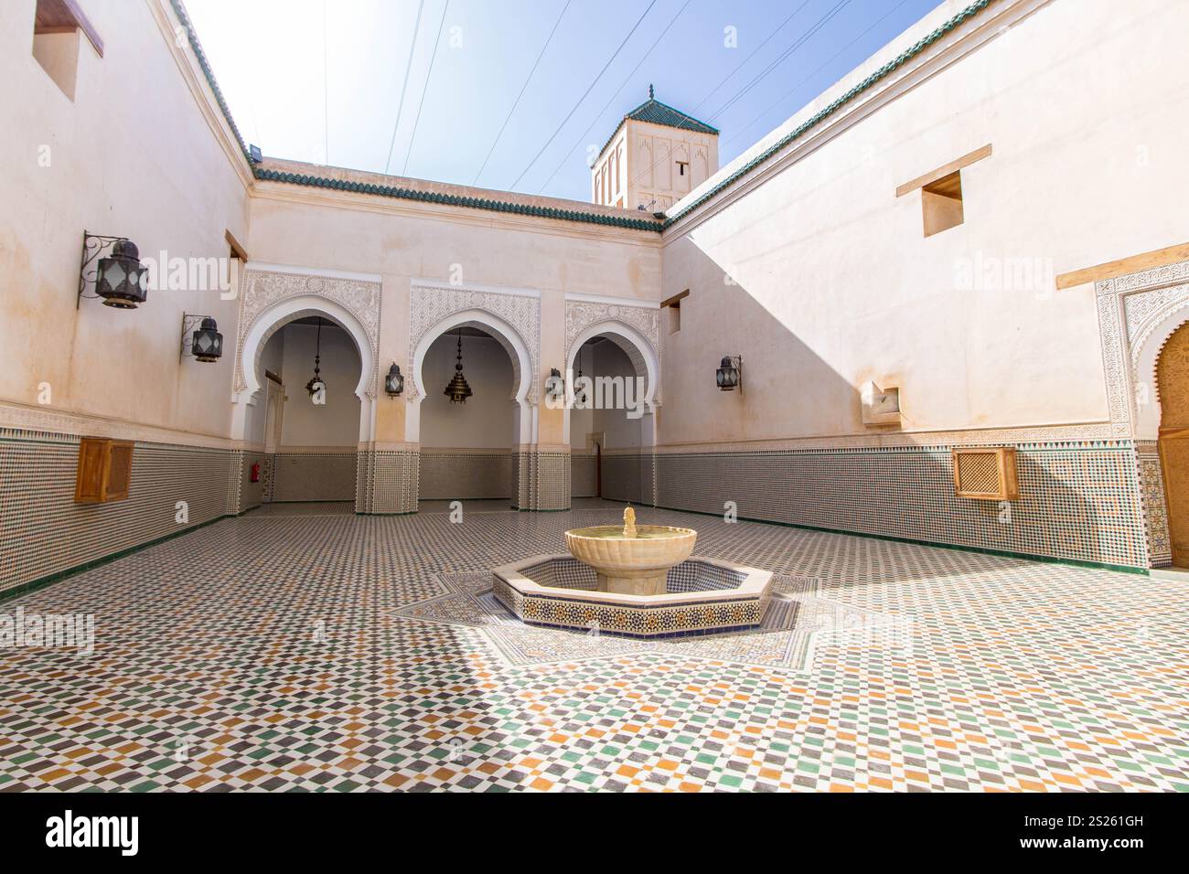 The Mausoleum of Moulay Isma'il , containing the tomb of Sultan who ...