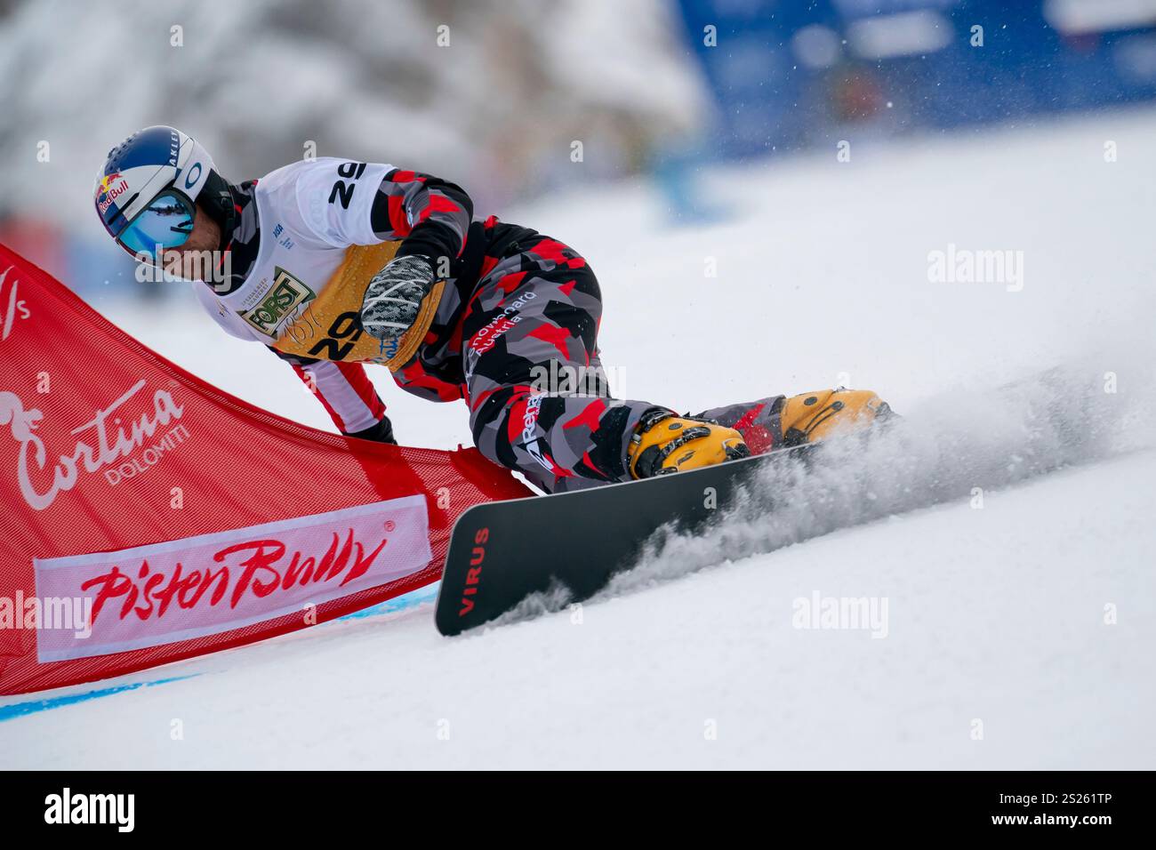 KARL Benjamin (AUT) competing in the Visa Fis Snowboard World Cup 2025 ...