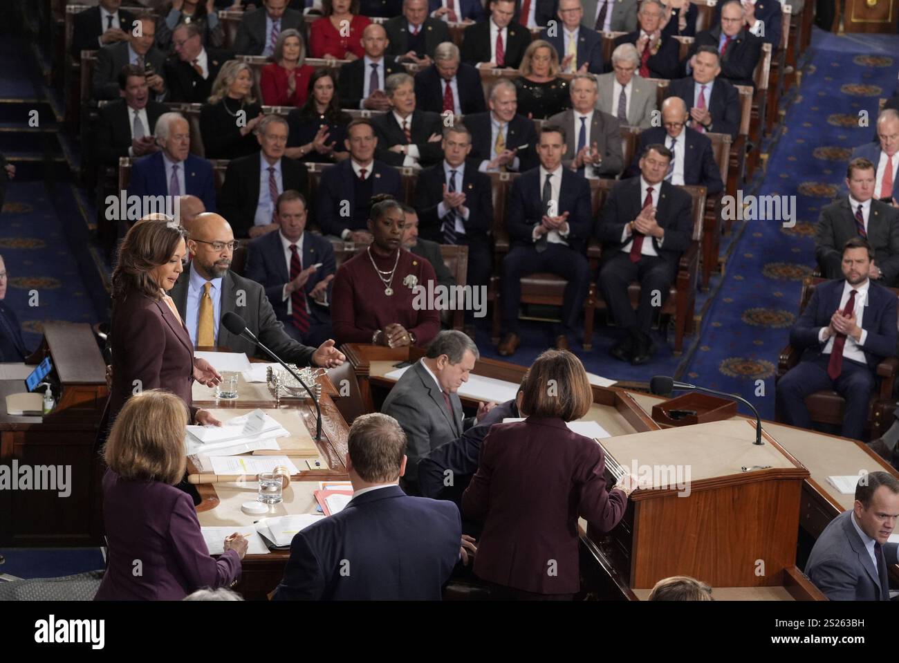 The Joint Session Of Congress Convenes To Confirm The Electoral College