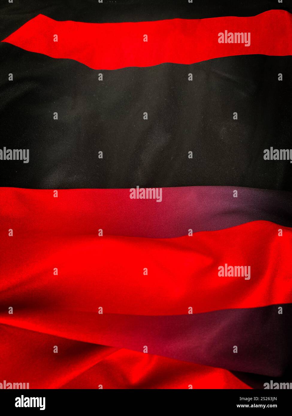 Close up photo of generic sports shirt. Can be used as graphic template ...