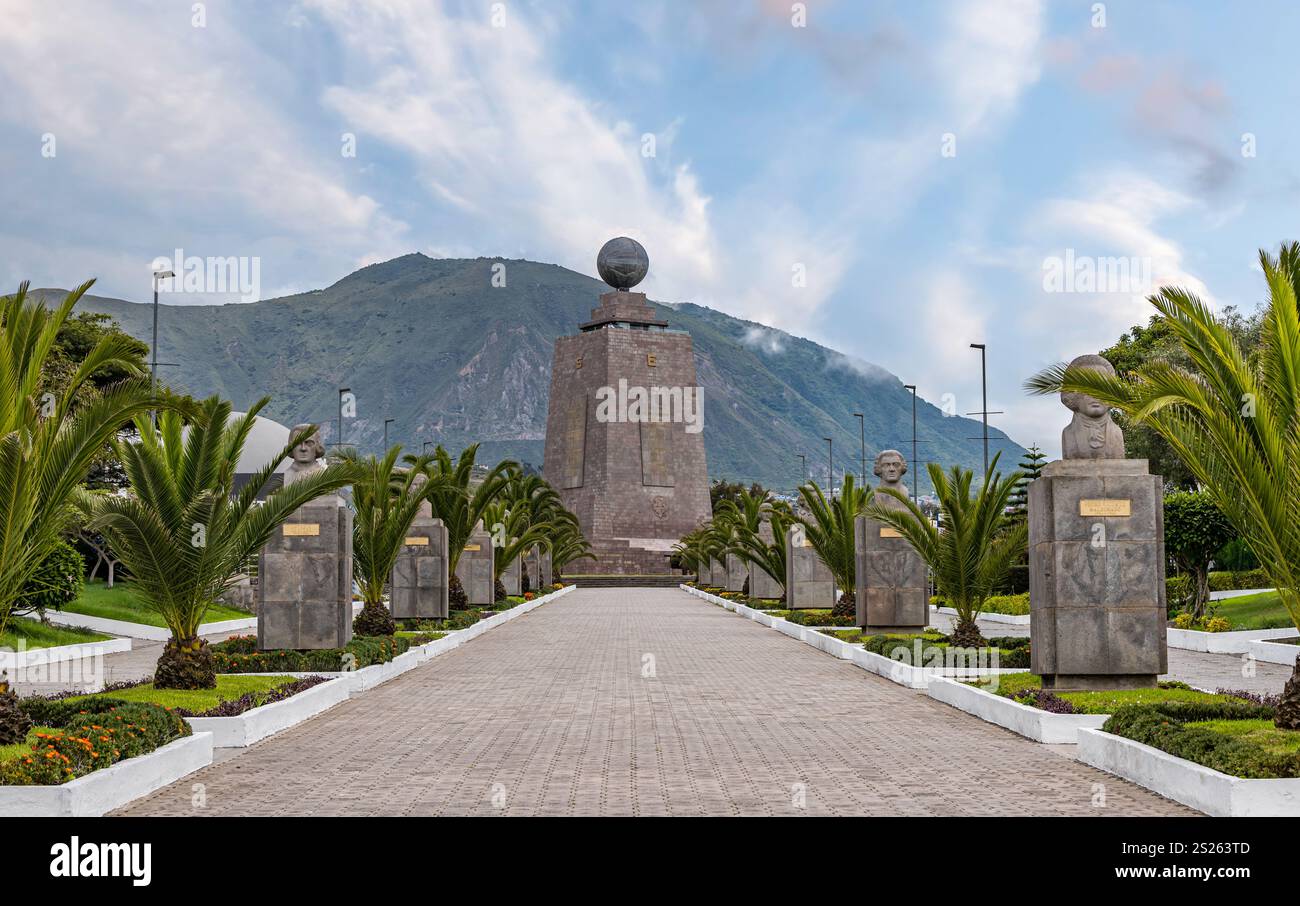 Monument to the Equator, Middle of the World City, Pichincha, Ecuador ...