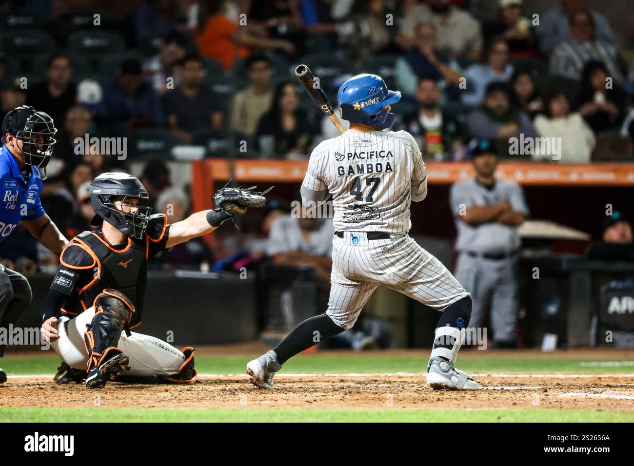 HERMOSILLO, MEXICO - JANUARY 1: Juan Carlos Gamboa of Yaquis de Obregon ...