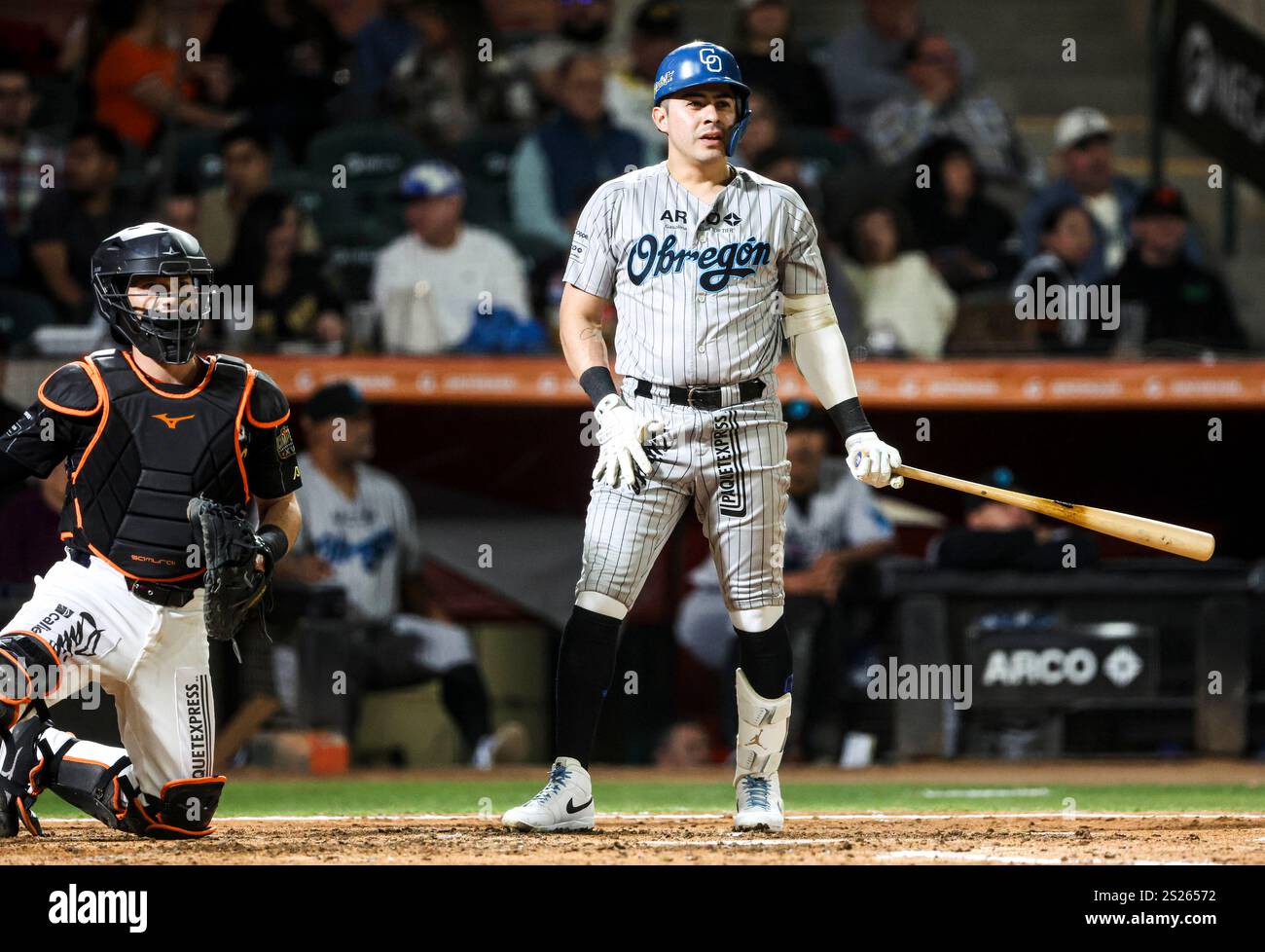 HERMOSILLO, MEXICO - JANUARY 1: Juan Carlos Gamboa of Yaquis de Obregon ...