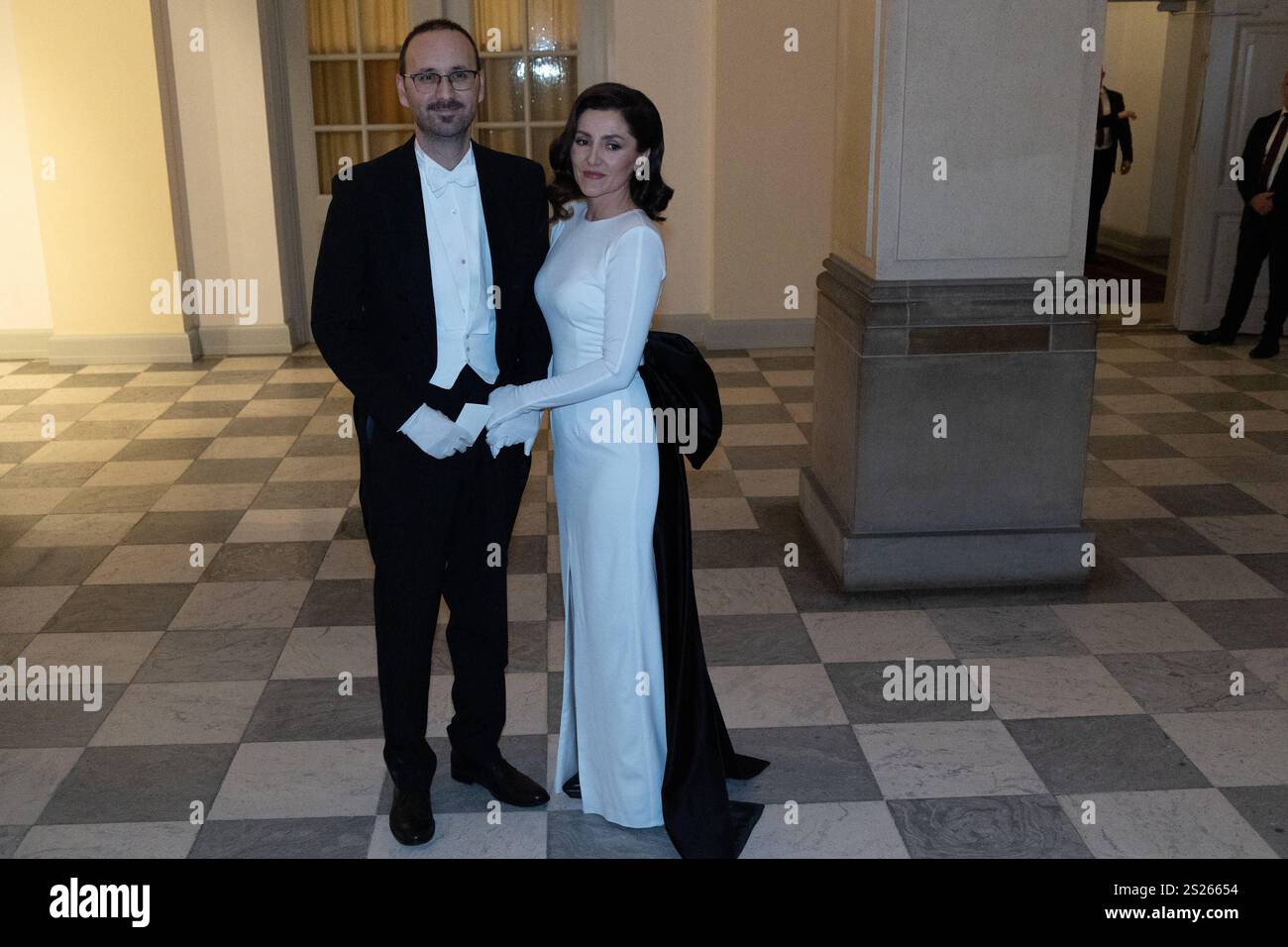 Ambassador of Kosovo, Faruk Ajeti L and wife Resmije Kuborgaj-Ajeti R ...