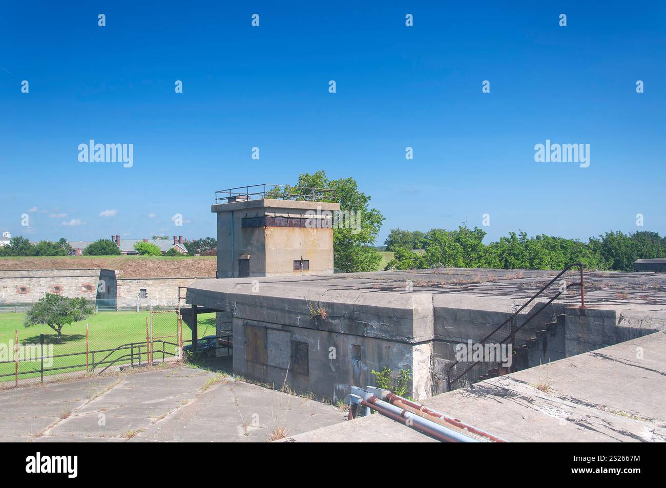 Various buildings within the historic fort monroe national monument in ...