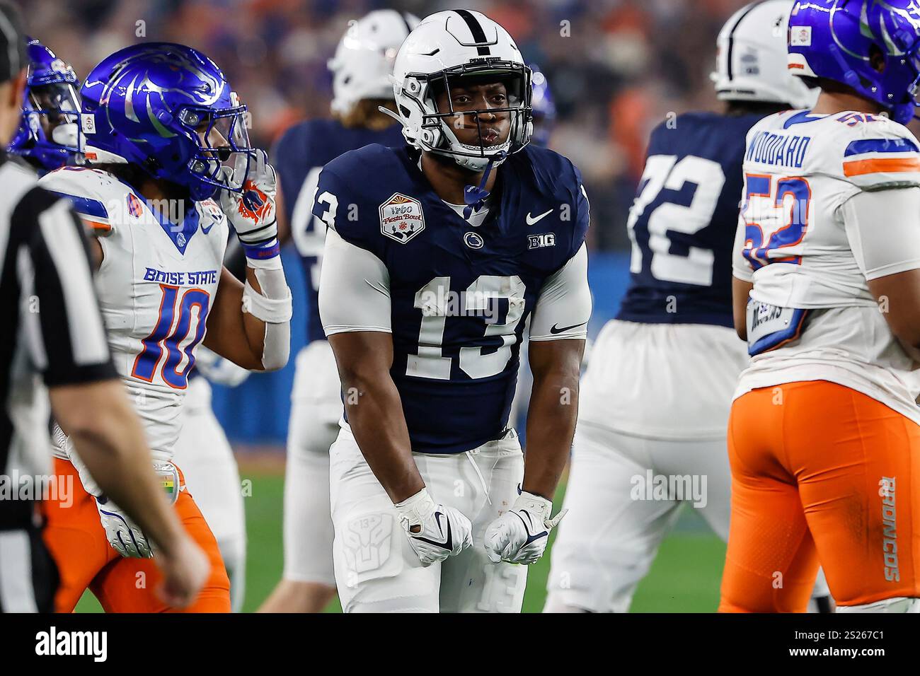 GLENDALE, AZ - DECEMBER 31: Running Back Kaytron Allen #13 of the Penn ...