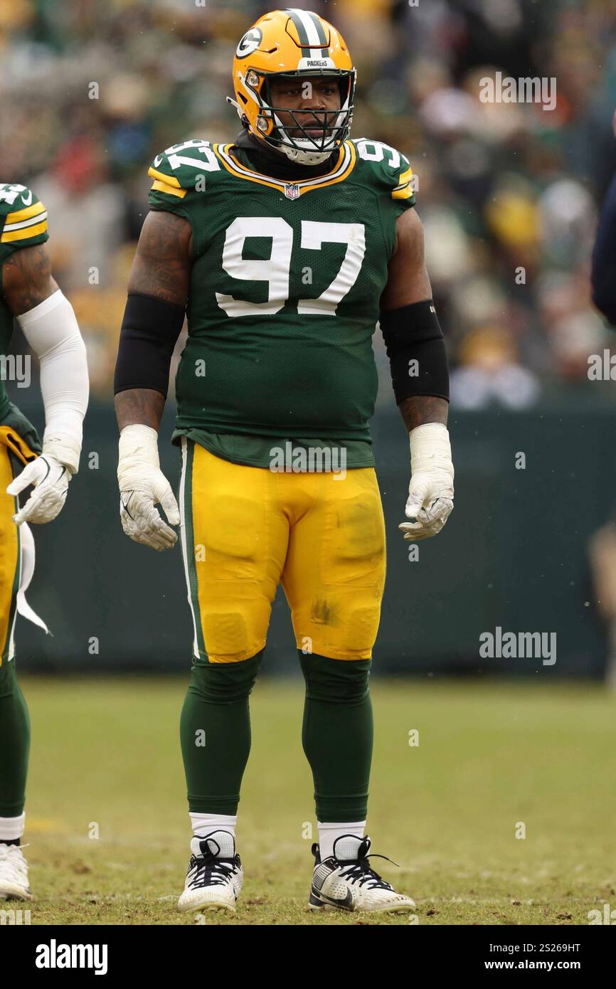 Green Bay Packers defensive tackle Kenny Clark (97) during an NFL ...