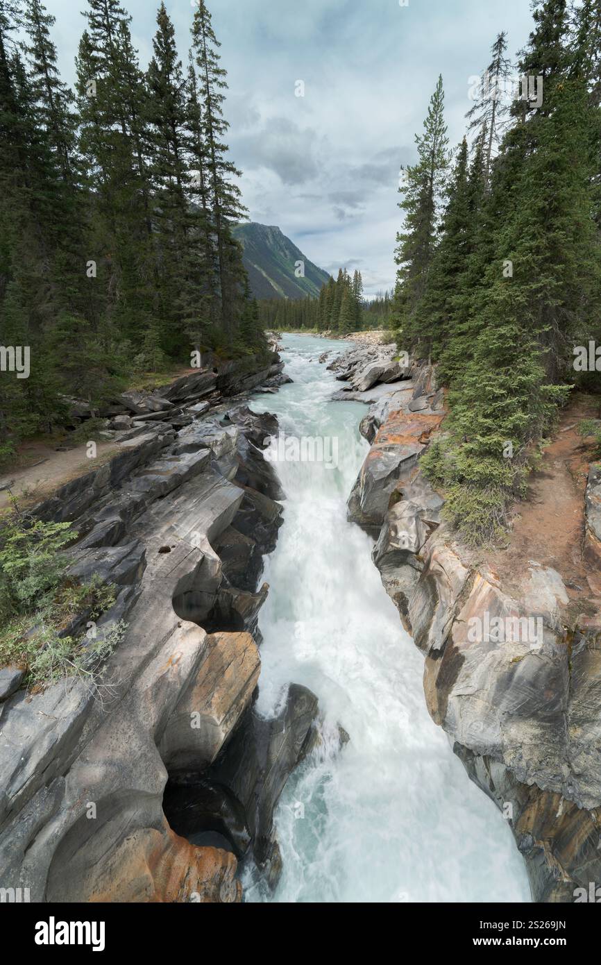 view of Numa Falls, Kootenay National Park, Banff, Canada Stock Photo ...