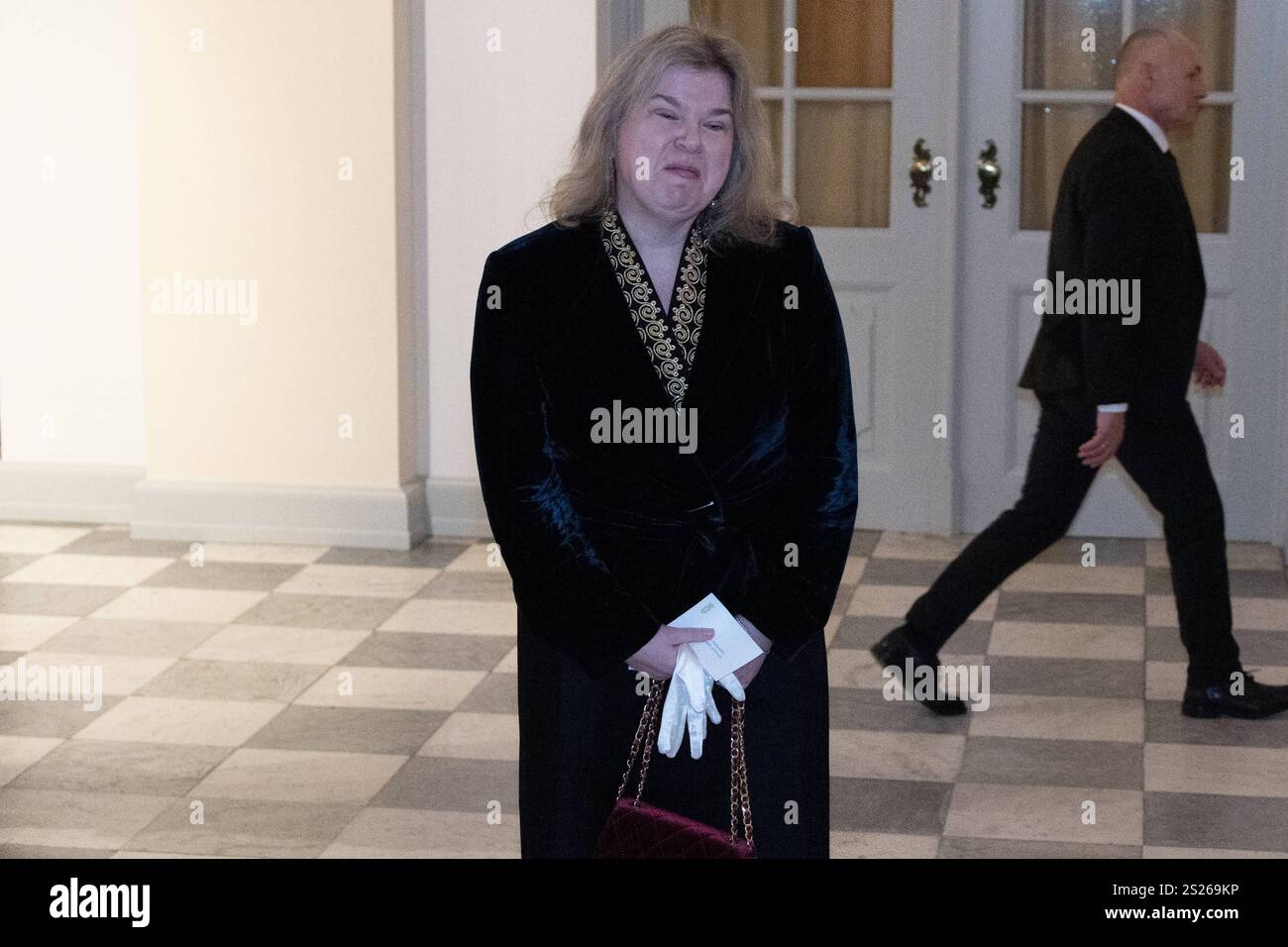 Ambassador of Croatia, Tina Krce arrives at the New Years levee for the ...