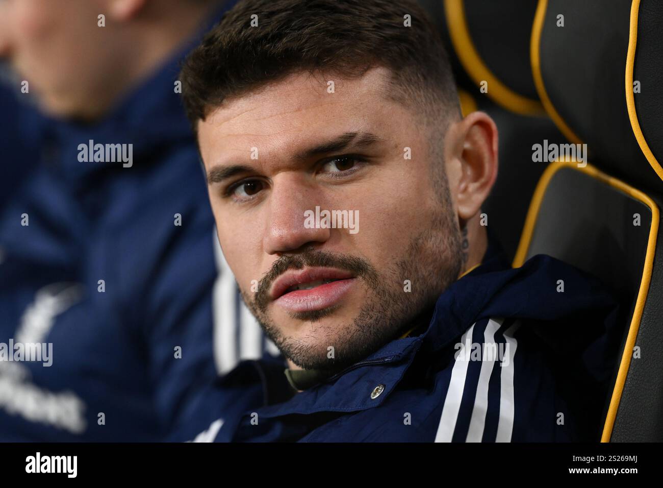 Molineux, Wolverhampton on Monday 6th January 2025.Morato of Nottingham ...