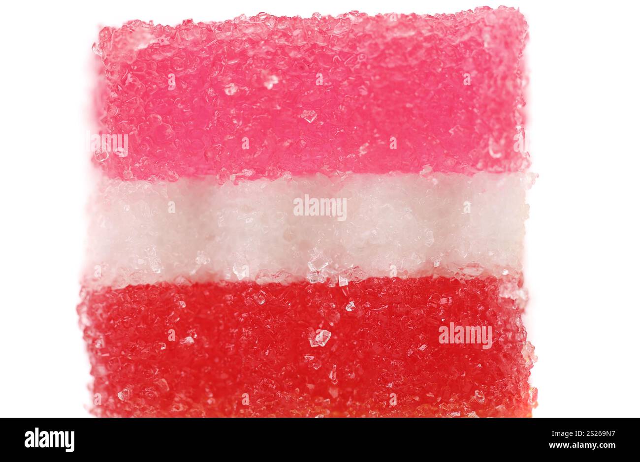 Classic fruit jelly. Close up. White background Stock Photo - Alamy