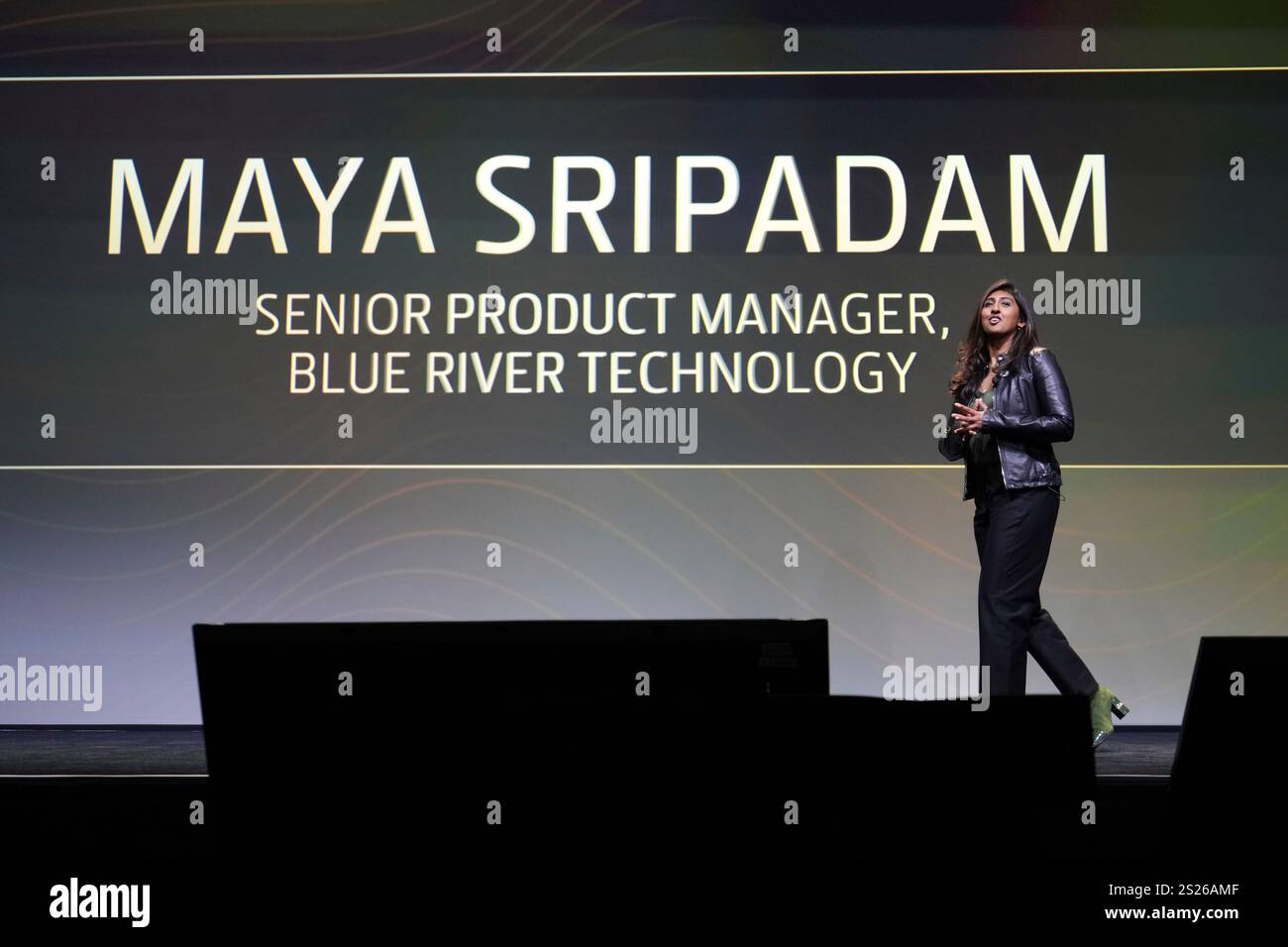 Maya Sripadam, senior product manager at Blue River Technology, speaks ...