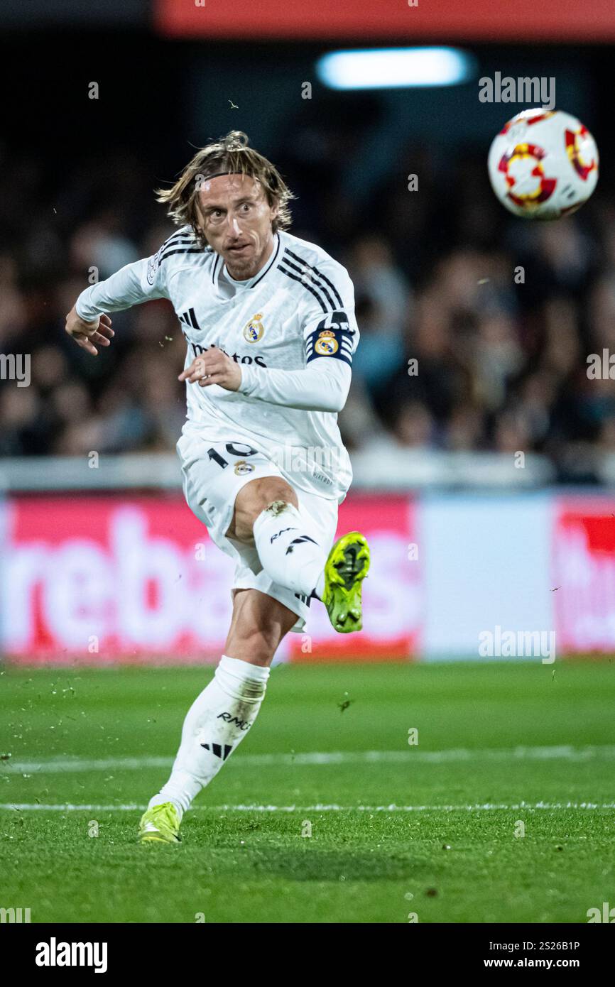 Cartagena, Spain. 6th January, 2025. Luka Modric of Real Madrid CF ...