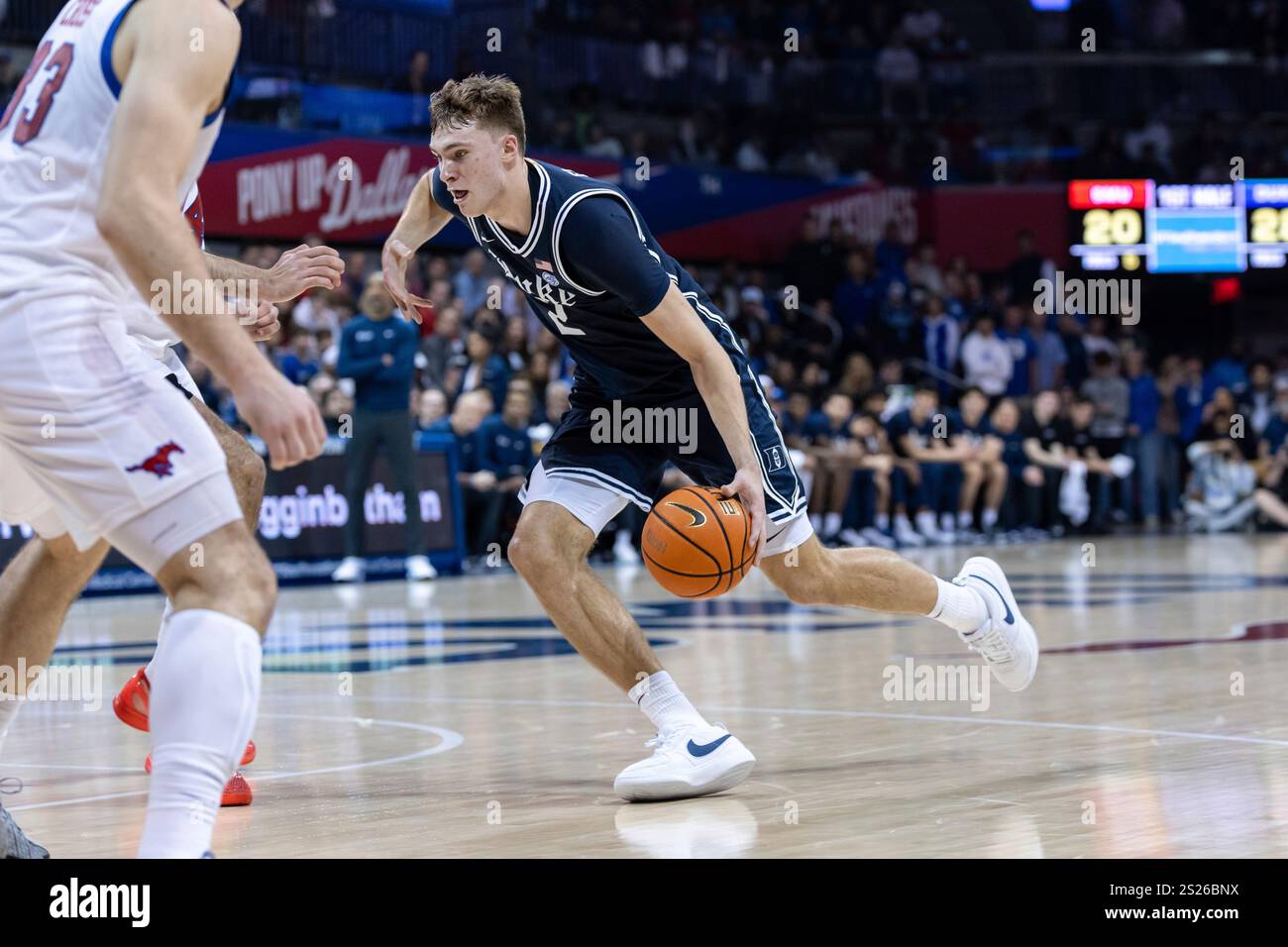 DALLAS, TX - JANUARY 04: during the college basketball game between the ...