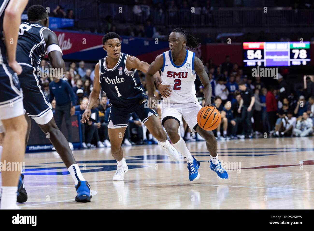 DALLAS, TX - JANUARY 04: SMU Mustangs guard Kevin "Boopie" Miller (#2 ...