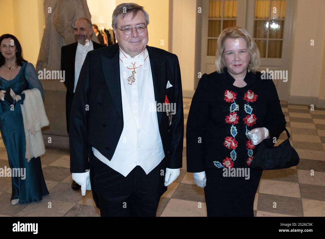 Ambassador of Germany, Pascal Hector L and wife Annette Hector R arrive ...