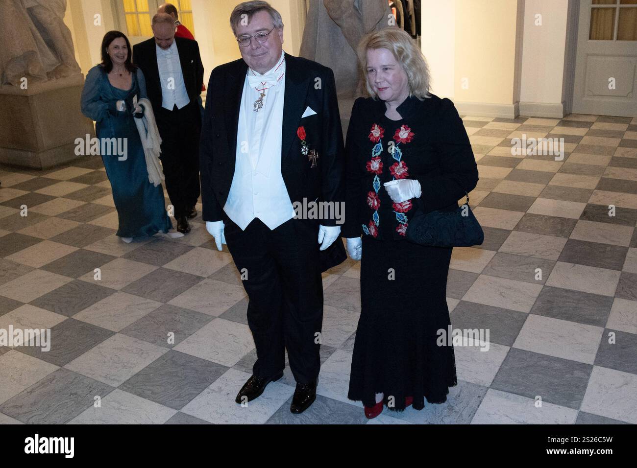 Ambassador of Germany, Pascal Hector L and wife Annette Hector R arrive ...