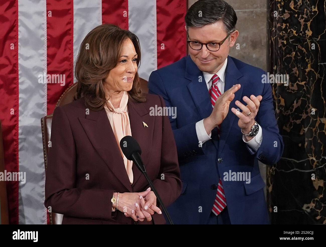 Washington, United States. 06th Jan, 2025. Vice President Kamala Harris ...