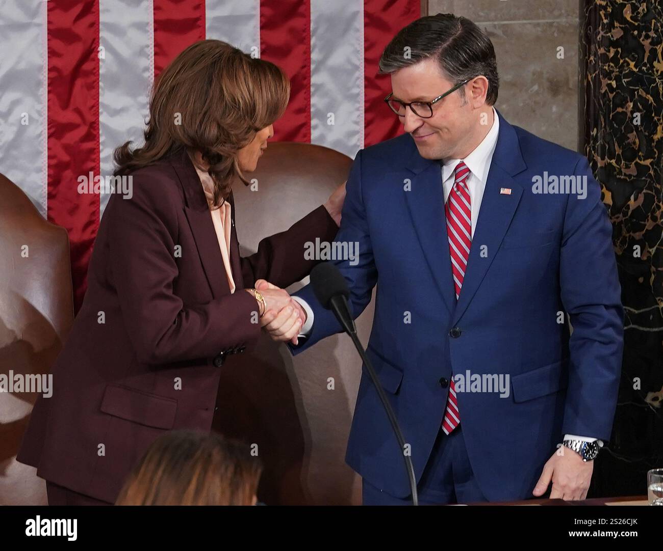 Washington, United States. 06th Jan, 2025. Vice President Kamala Harris ...
