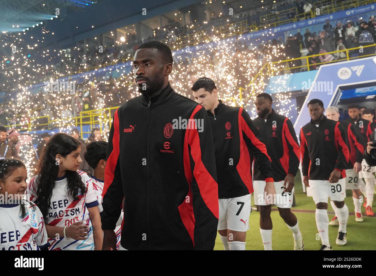Riyadh, Saudi Arabia. 06th Jan, 2025. Milan's Fikayo Tomori during the ...