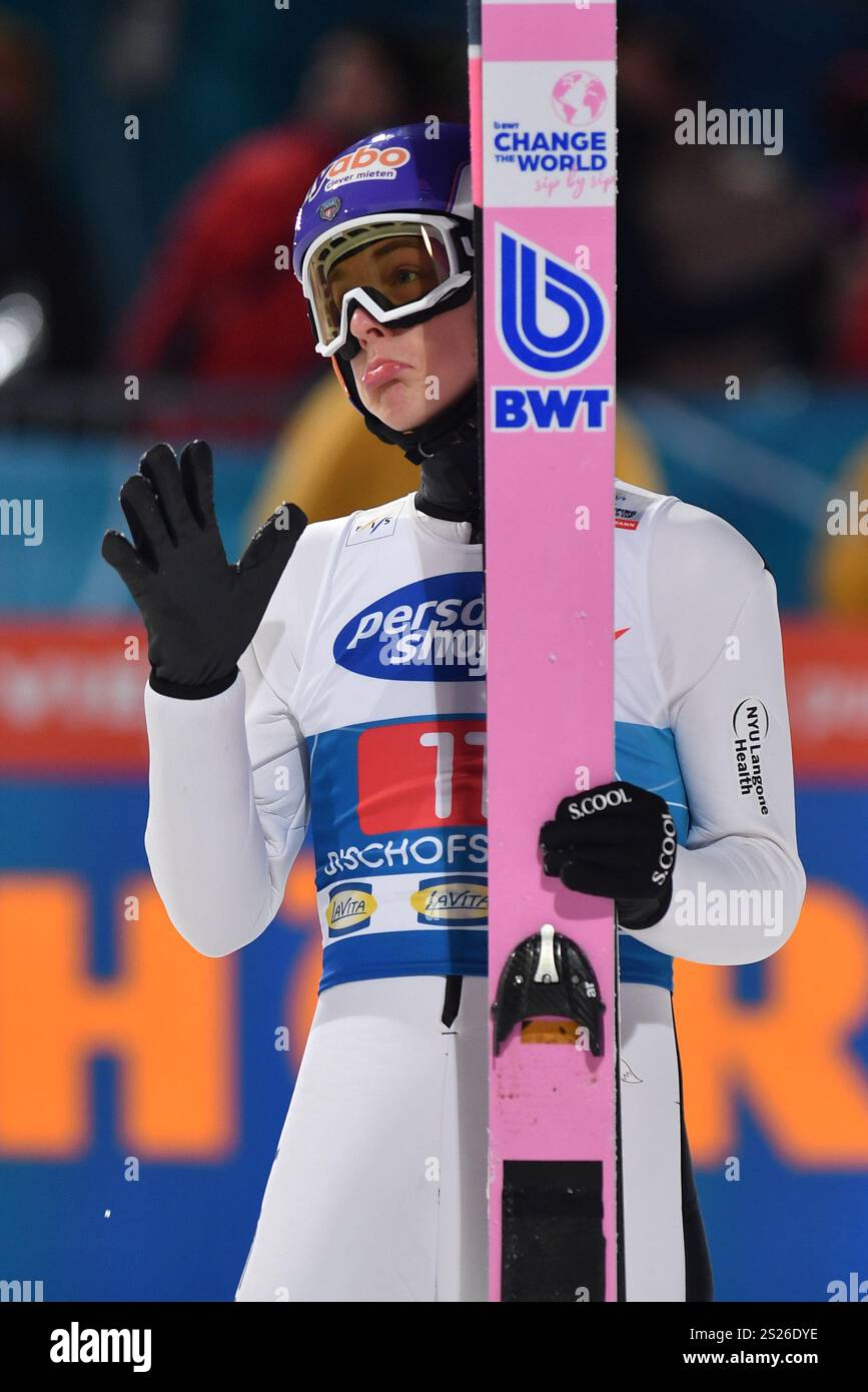 BISCHOFSHOFEN, AUSTRIA - JANUARY 6: Tate Frantz of United States during ...