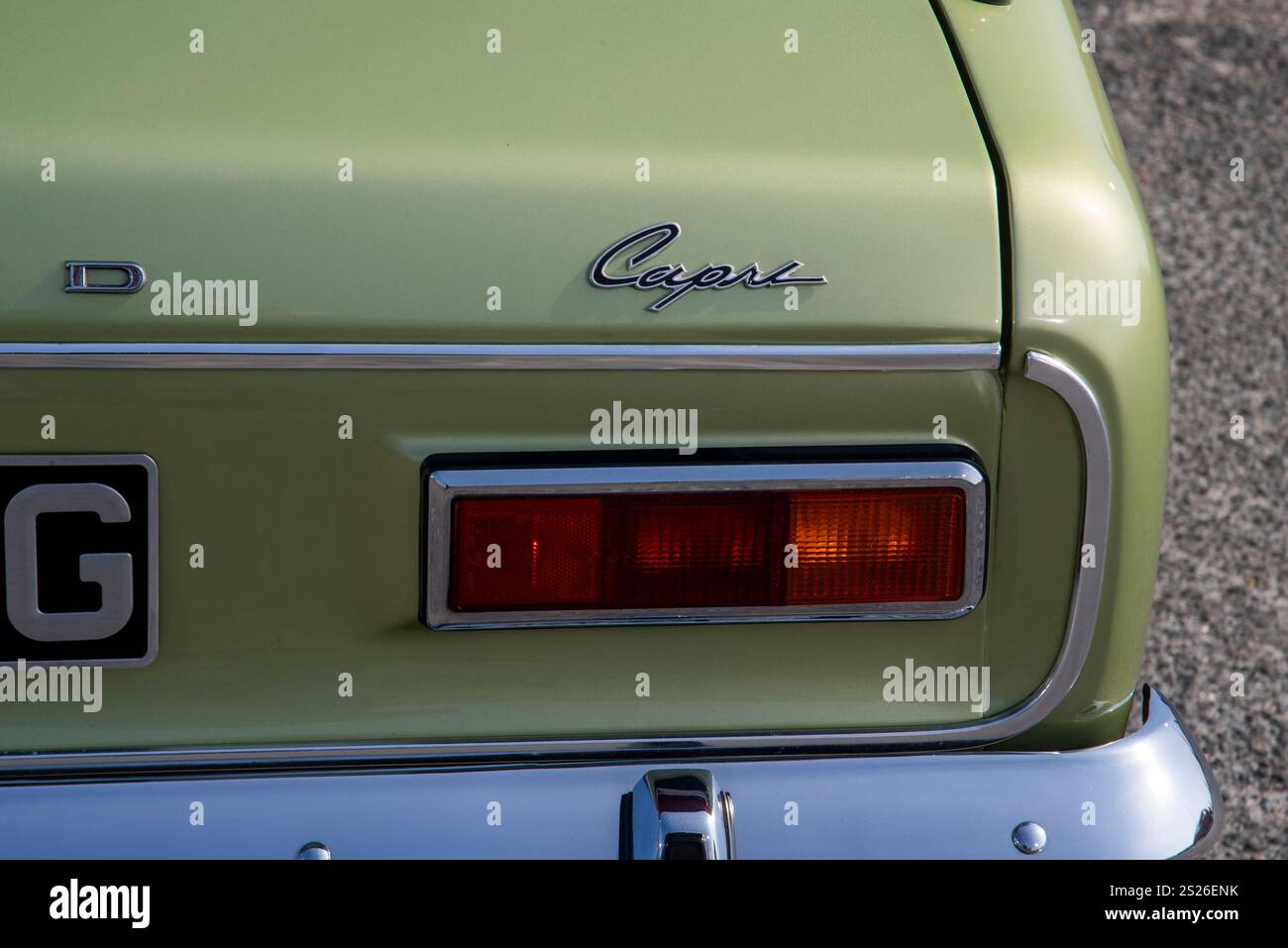 1969 Mk1 Ford Capri classic British and European coupe sports car Stock ...