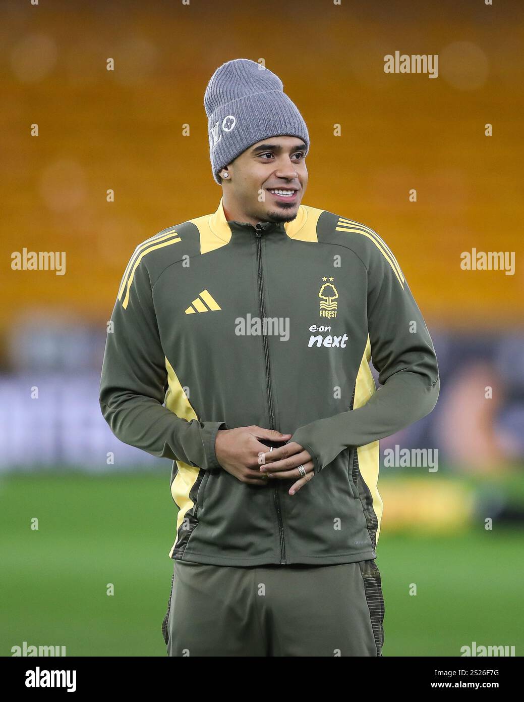 Murillo of Nottingham Forest arrives ahead of the Premier League match ...