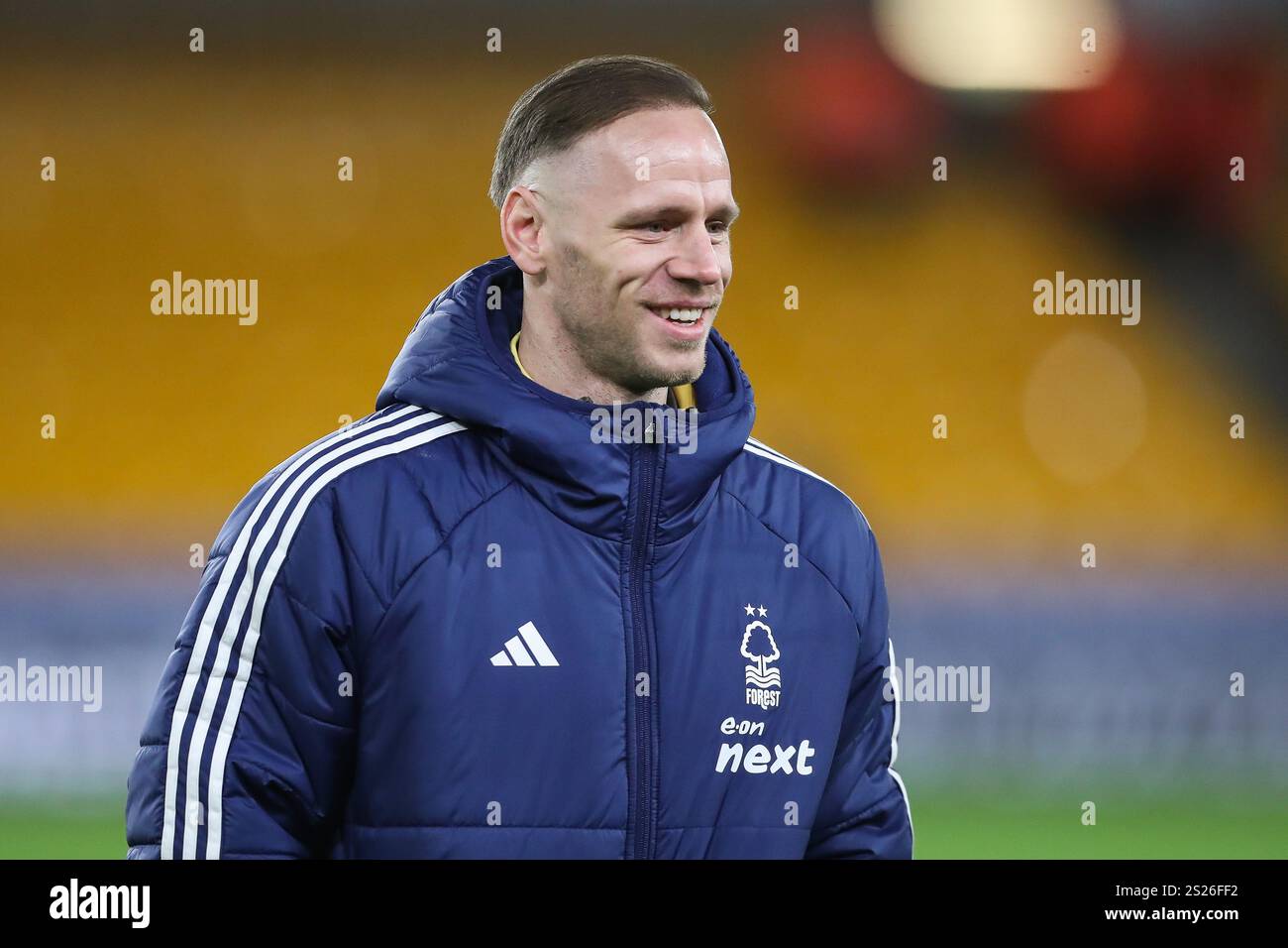 Matz Sels of Nottingham Forest arrives ahead of the Premier League ...