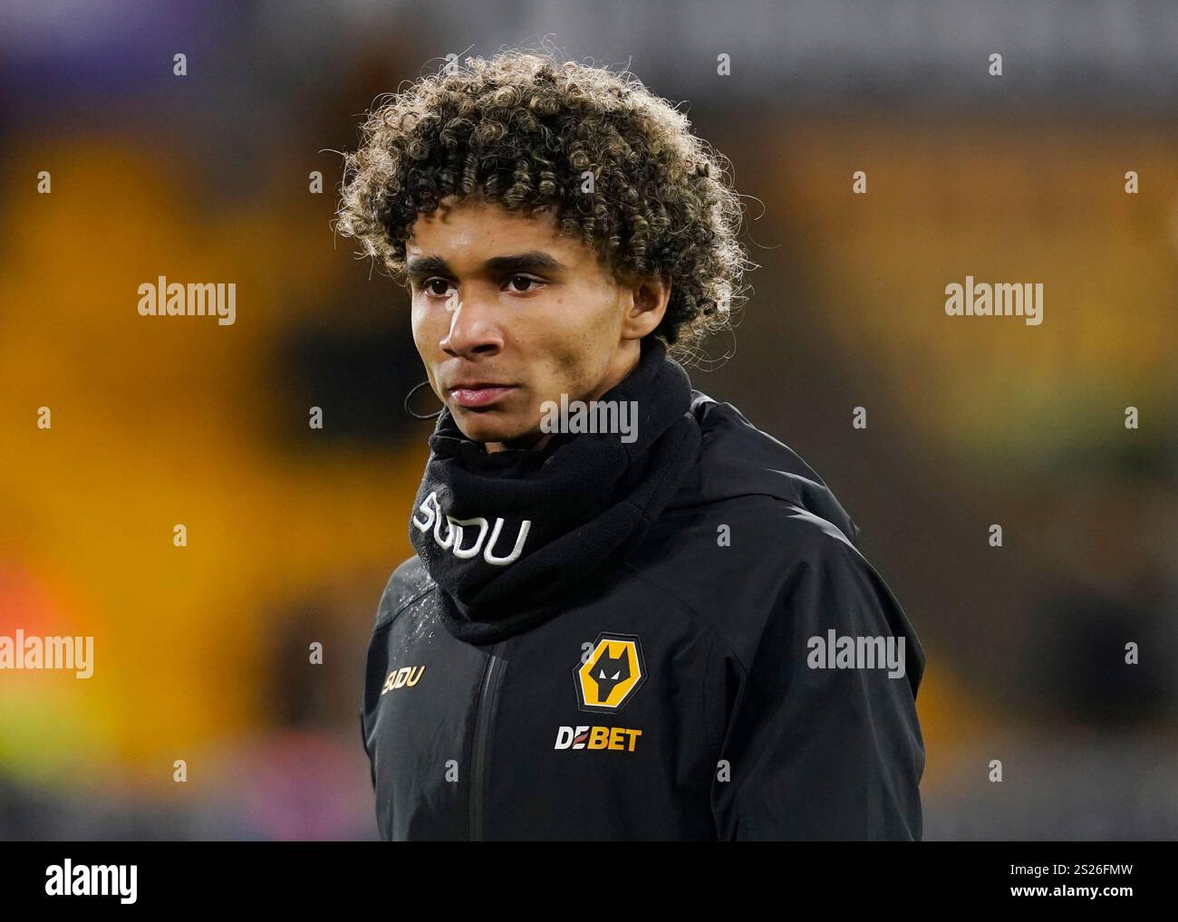 Wolverhampton, UK. 6th Jan, 2025. Pedro Lima of Wolverhampton Wanderers ...