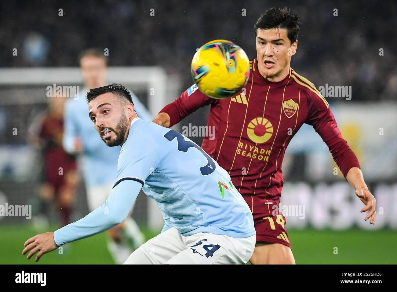 Rome, Italie. 05th Jan, 2025. Mario GILA of Lazio Rome and Eldor ...